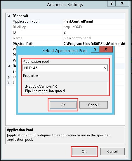 Change Application Pool of a Website in IIS - Diadem Technologies : Support Knowledgebase